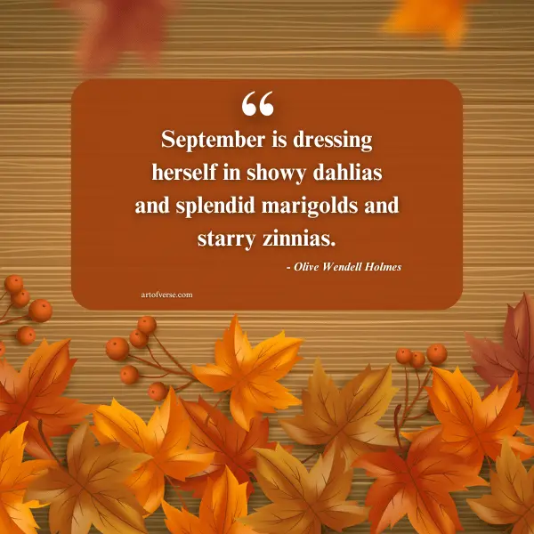 September Quotes That Celebrate Fall’s Arrival! - Art Of Verse