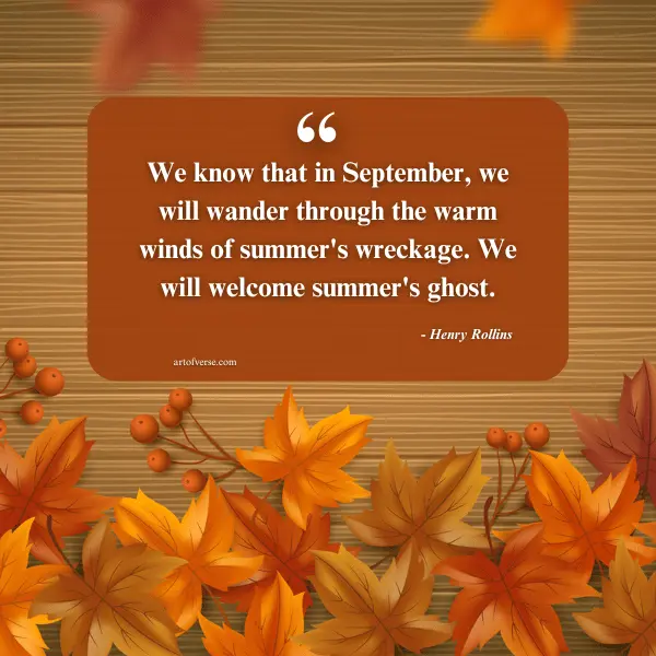 September Quotes That Celebrate Fall’s Arrival! - Art Of Verse